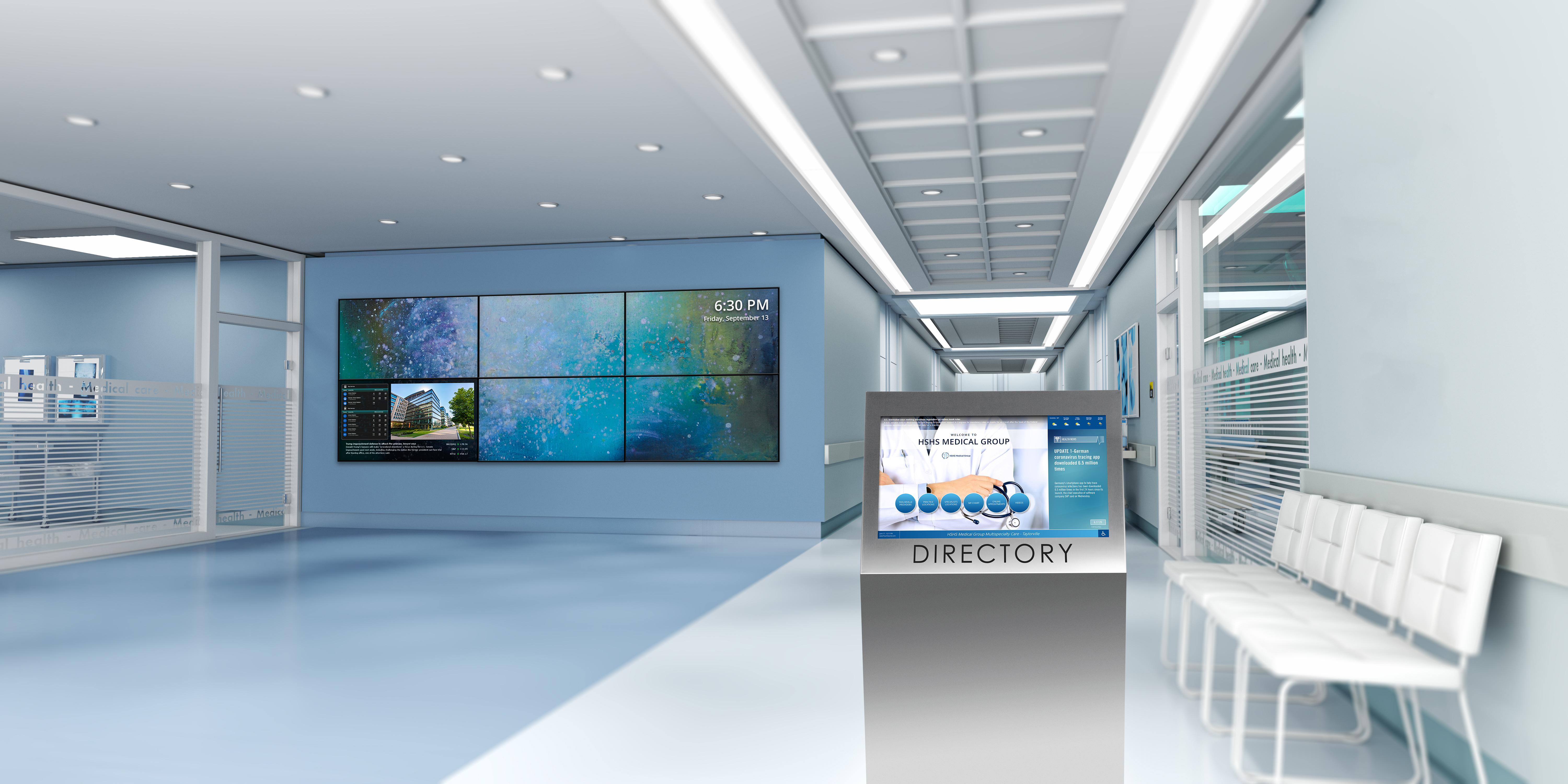 Digital Signage for Medical Office Buildings